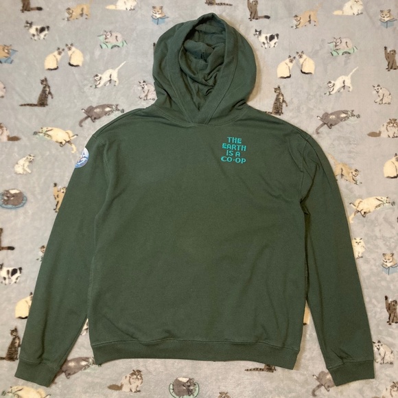 REI | Shirts & Tops | Rei Kids Hooded Sweatshirt Large214 Earth Is A ...